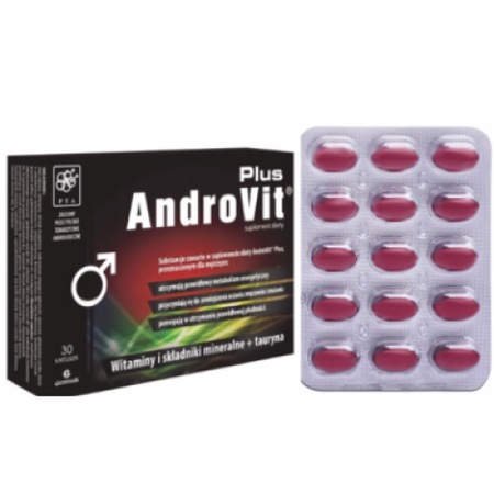 Pastile pentru potenta/erectii, Androvit Plus, Pentru barbati, 30 ...