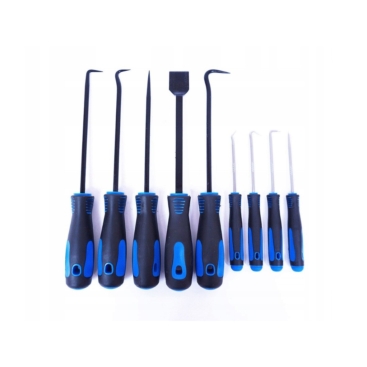 Set carlige si raclete, 9 piese, Silver - eMAG.ro