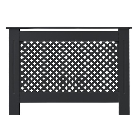 Masca pentru calorifer/radiator, ML-Design, MDF, 112x19x82 cm, antracit ...