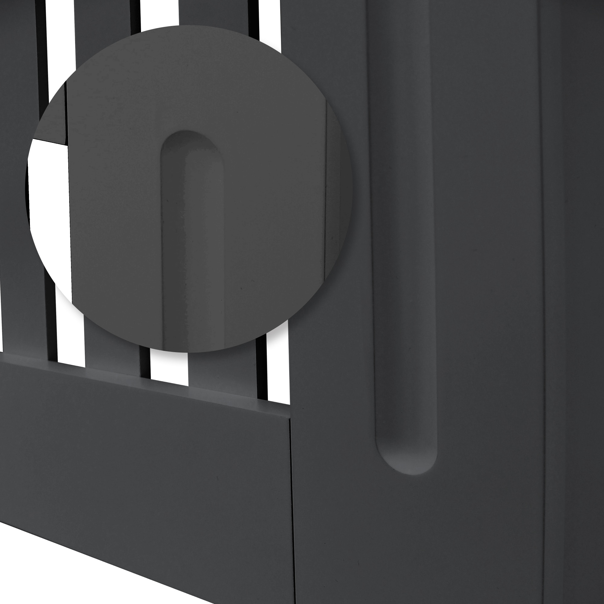 Masca pentru calorifer/radiator, ML-Design, MDF, 152x19x82 cm, antracit ...