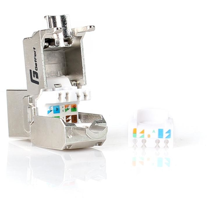 Modul pentru cabluri FTP, Getfort, Cat.6, Argintiu - eMAG.ro