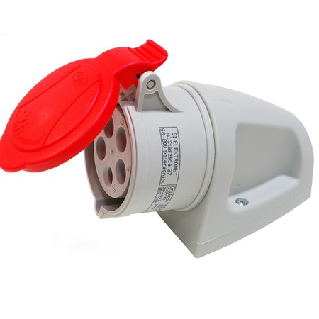 Priza fixa industriala 32A 5P mini GSM 921865 ELEKTROMET - eMAG.ro