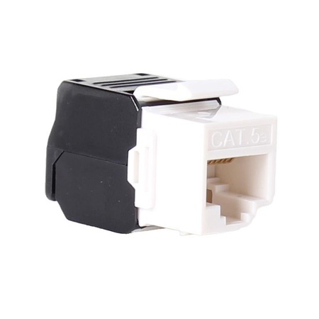 Modul pentru cablu UTP, Getfort, Cat5E, Negru/Alb - eMAG.ro