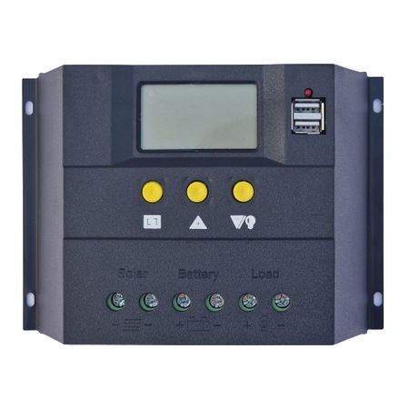 Controler solar de incarcare pentru panouri fotovoltaice. MPPT/PWM, 12V ...