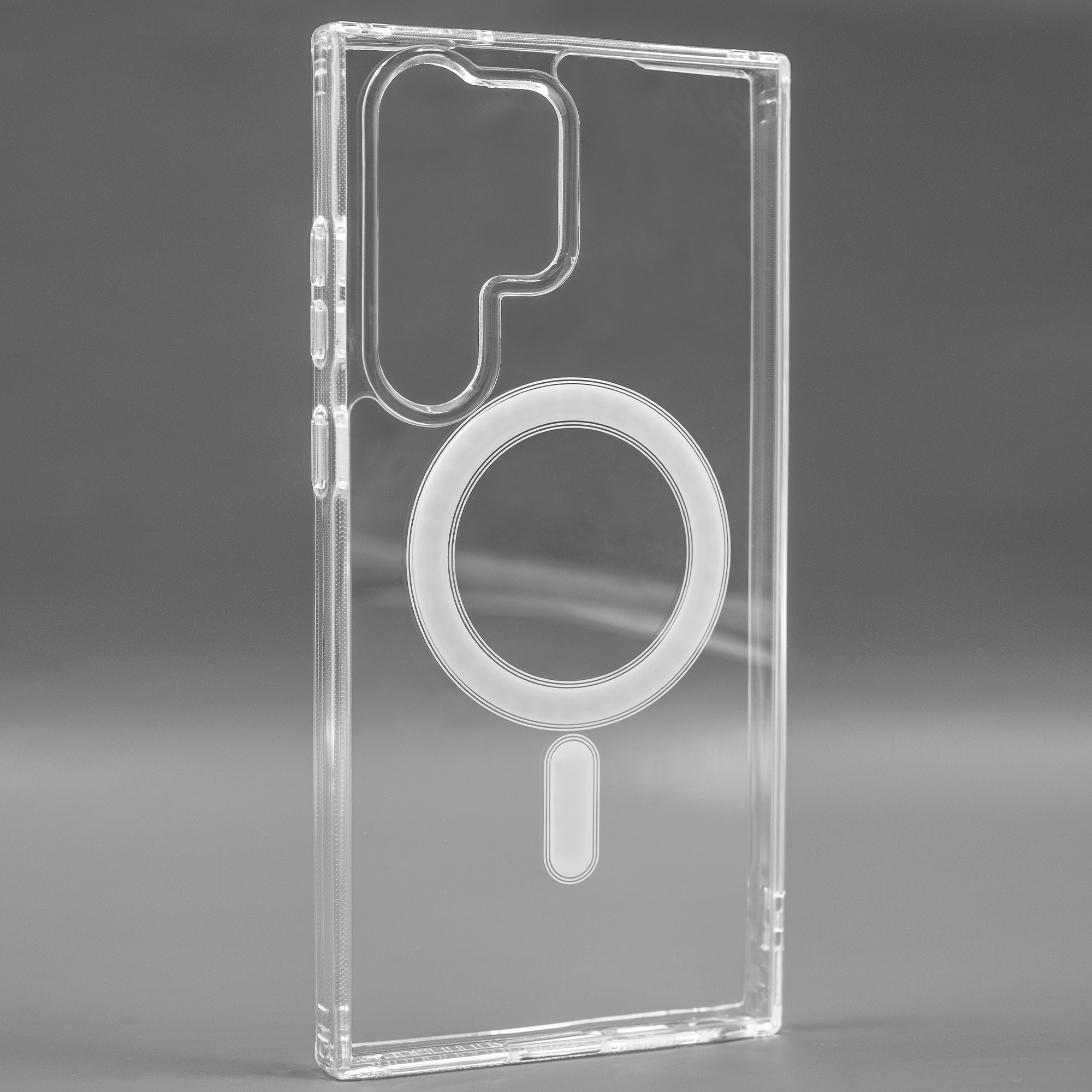 Калъф SILKASE MagSafe за Samsung Galaxy S24 Ultra, AntiShock, прозрачен ...