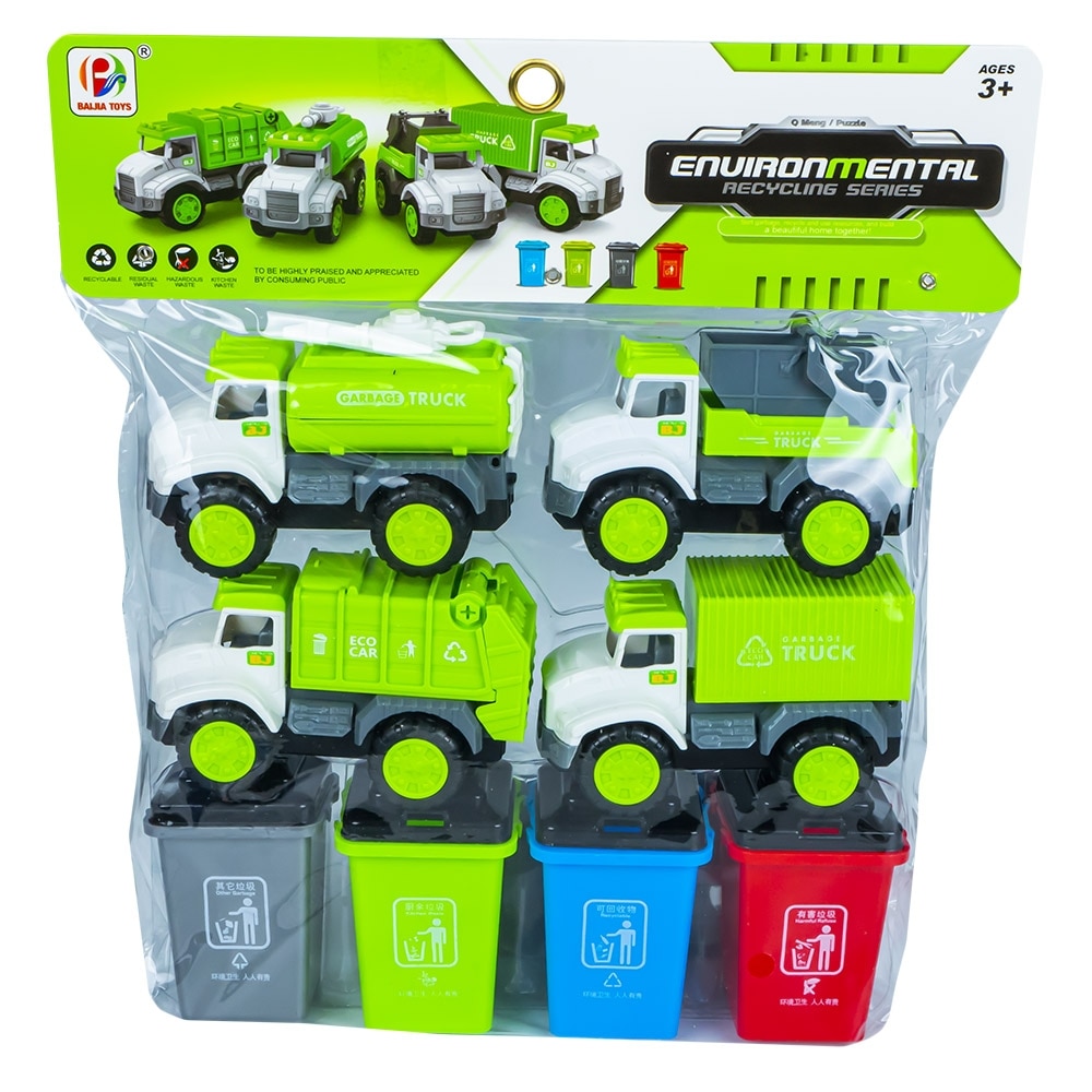 Set masinute salubrizare, 4 buc/set - eMAG.ro