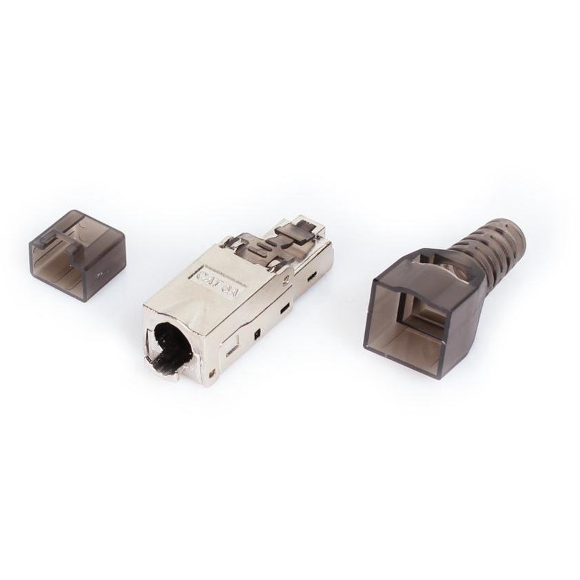 Модулен адаптер Getfort, RJ45, Cat 6A, FTP, сребрист - eMAG.bg