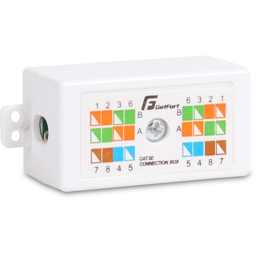 Conector cablu tip Krone Getfort, Cat 5e, UTP, Alb - eMAG.ro