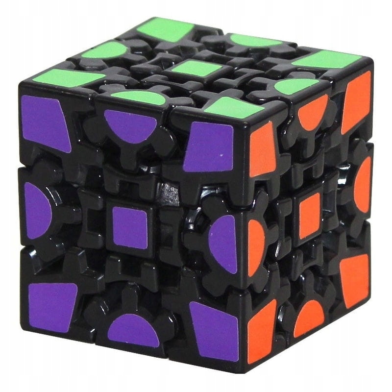 Cub Rubik Lefun 3x3 v1 Gear Cube Black - eMAG.ro