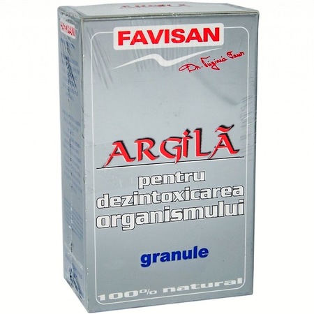 Argila granule 100% natural, 100gr, Laboratoarele Favisan - eMAG.ro