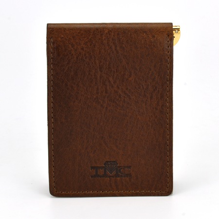 Port card pentru barbati, TMC Naturalleather, Piele naturala, Maro ...