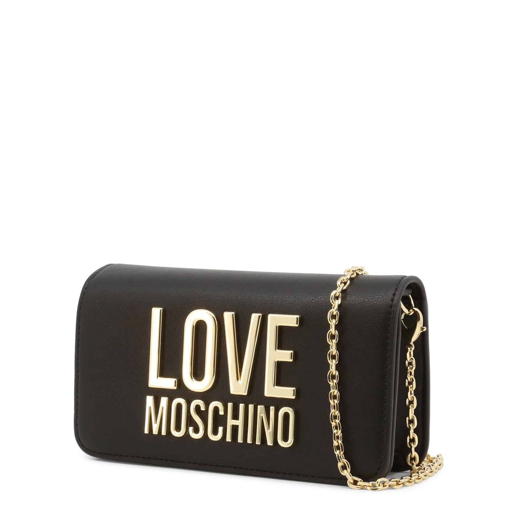 Geanta dama, Love Moschino, Poliuretan, 18x9.5x5 cm, Negru - eMAG.ro