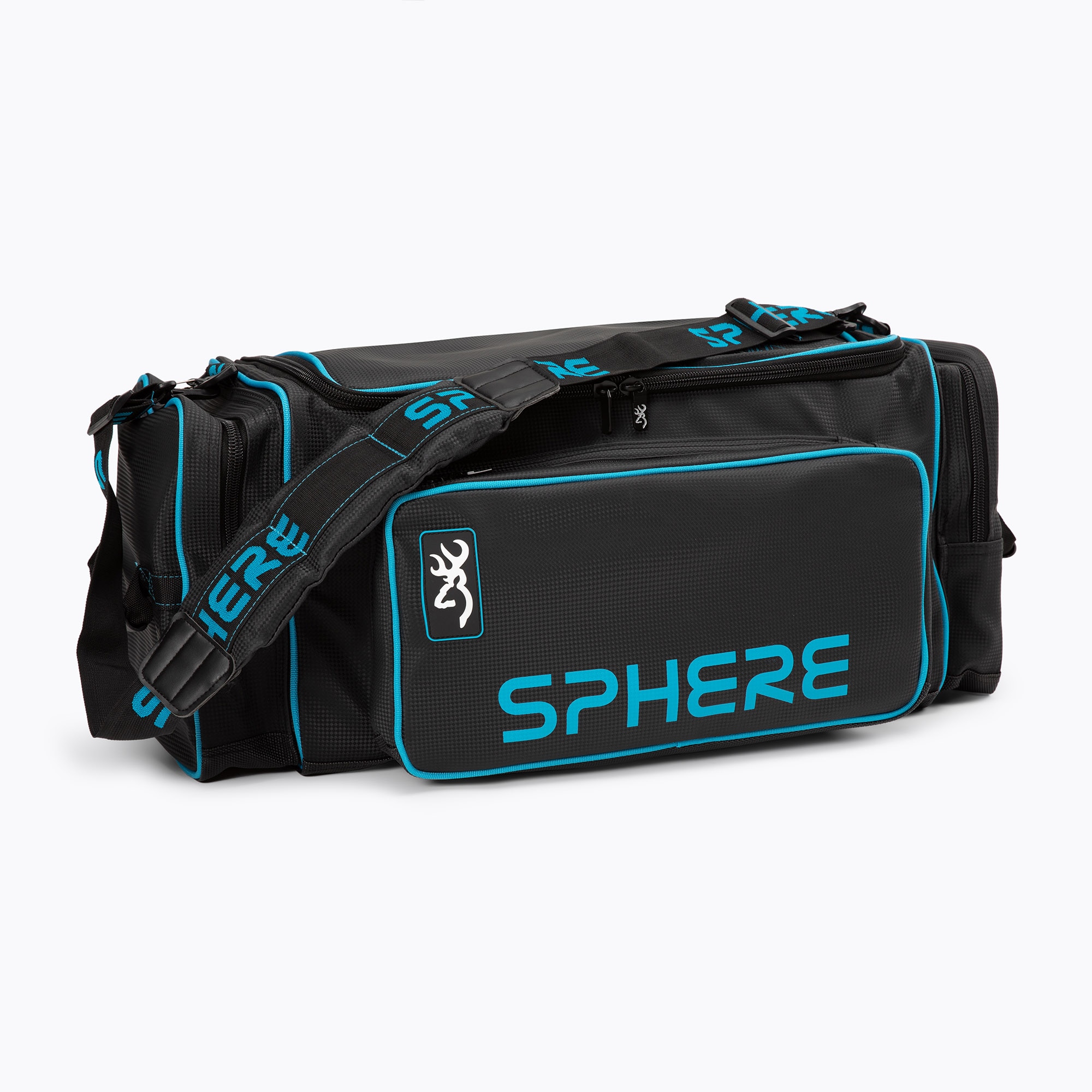 Geanta pescuit, Browning, PVC, Negru/albastru - eMAG.ro