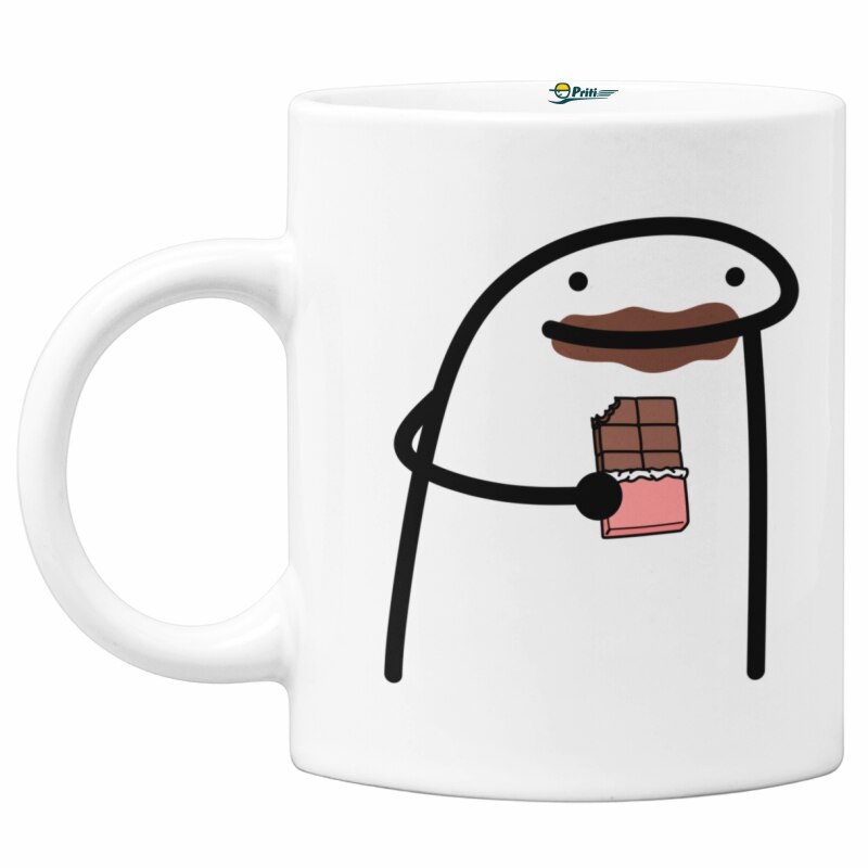 Забавна чаша, Flork eats chocolate, Priti Global, 330 мл - eMAG.bg