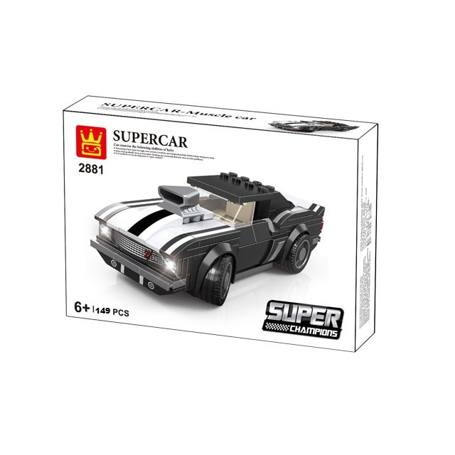 WANGE® 2881 lego-kompatibilis építőjáték - 149 db építőkocka - Supercar ...