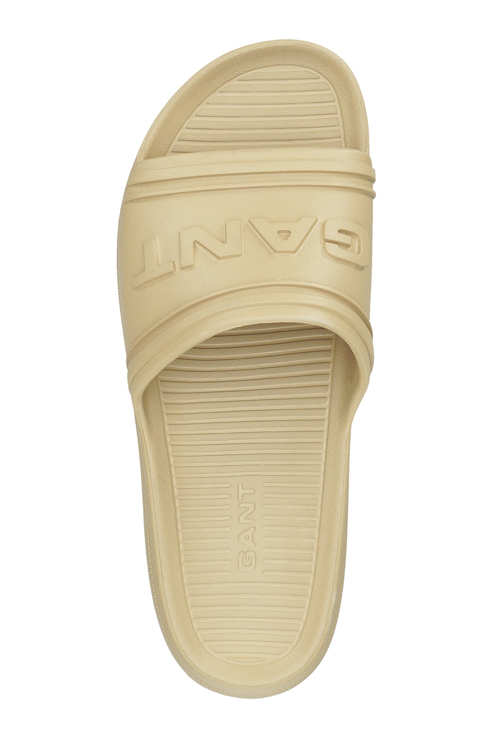 Gant, Papuci cu logo in relief, Maro nisip, 44 - eMAG.ro