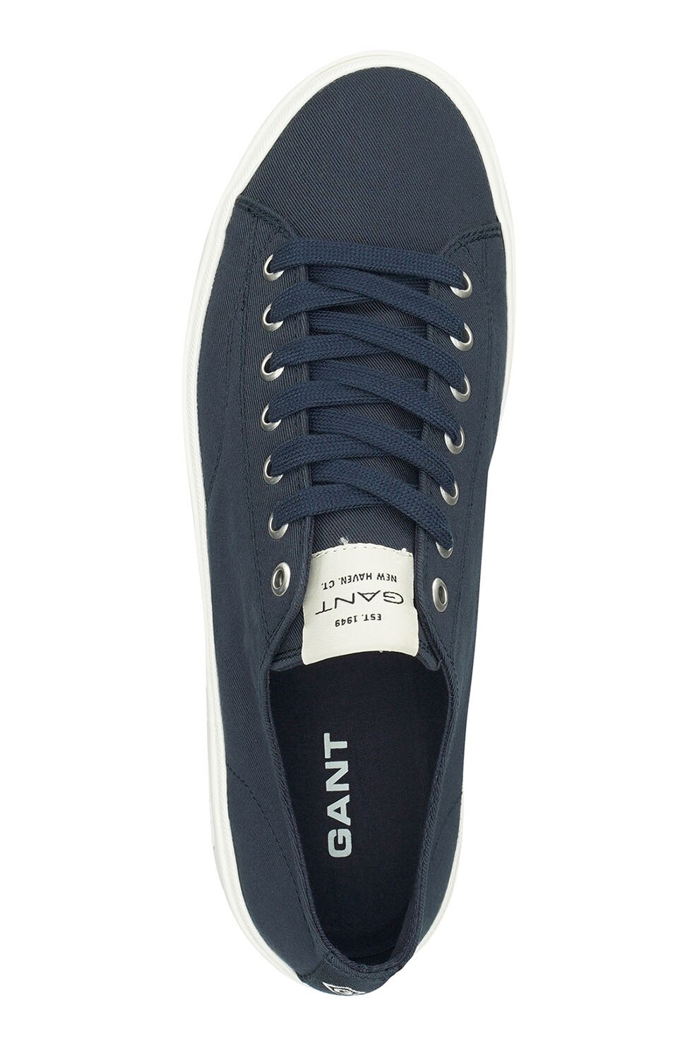 Gant, Pantofi sport low-cut din material textil, Albastru marin, 42 ...