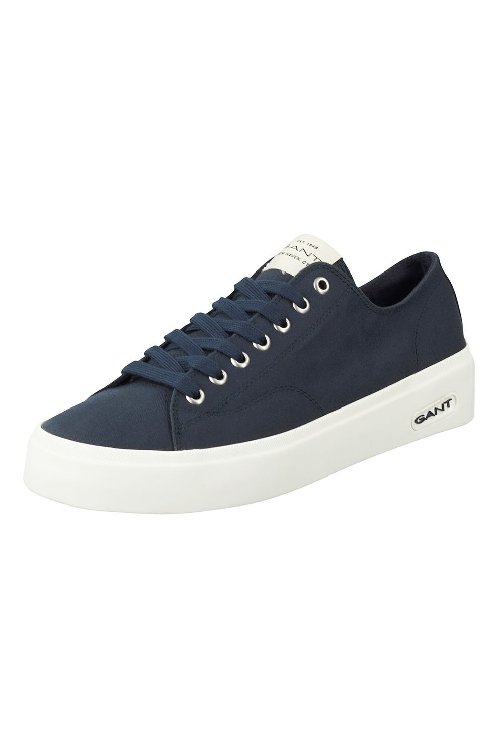 Gant, Pantofi sport low-cut din material textil, Albastru marin, 42 ...
