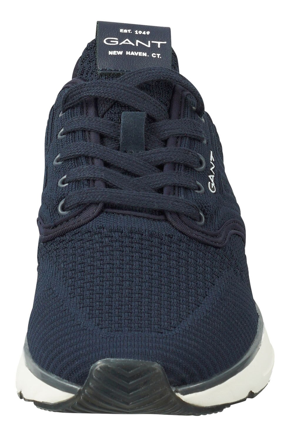 Gant, Pantofi sport low-cut din plasa Beeker, Albastru marin, 43 - eMAG.ro