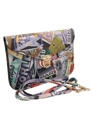Női crossbody táska, 4U Cavaldi, Textil anyag, Multicolor - eMAG.hu