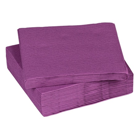 Set servetele de masa, 33x33 cm, 25 buc, mov - eMAG.ro