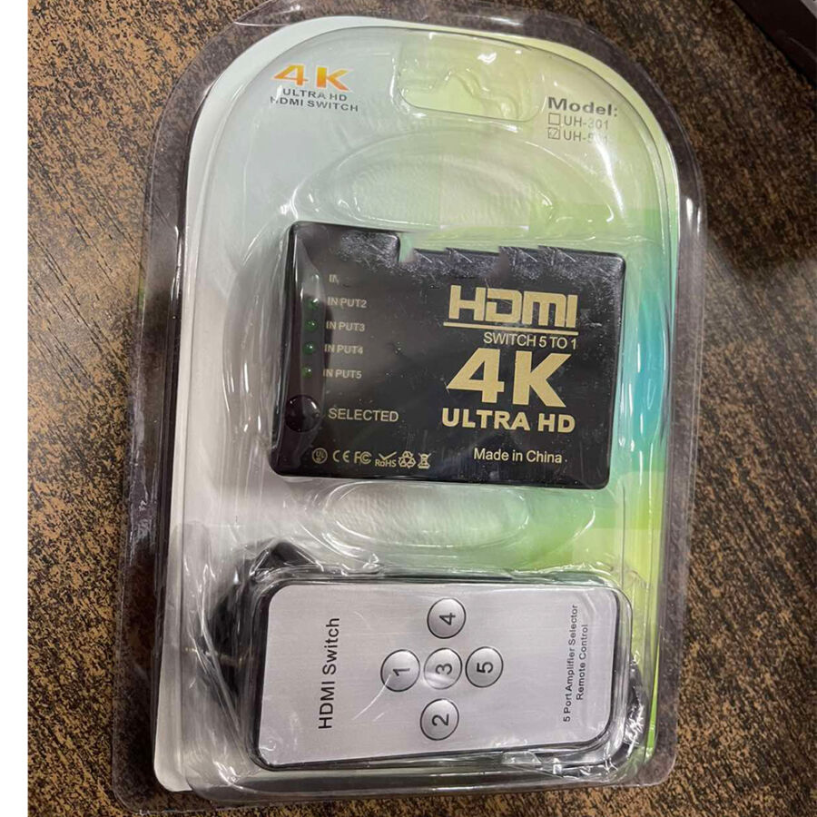 UH 501 5 portos HDMI Switch Távirányítóval - eMAG.hu