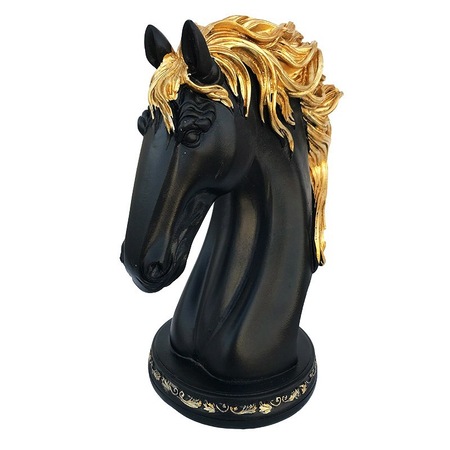 Statueta decorativa, Bust Cal, Negru, 28 cm, 217H - eMAG.ro