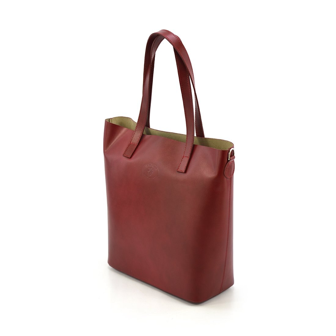 Geanta shopper, Vera Pelle, Piele naturala, Rosu - eMAG.ro