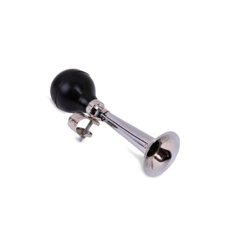 Claxon pentru bicicleta, tip goarna, material metal, cu prindere pe ...