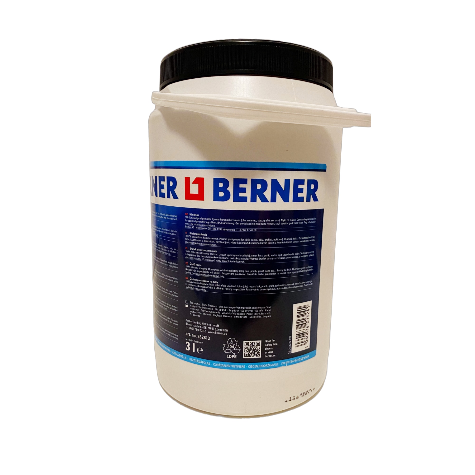 Pasta curatat maini, Berner, Standard 3l - eMAG.ro