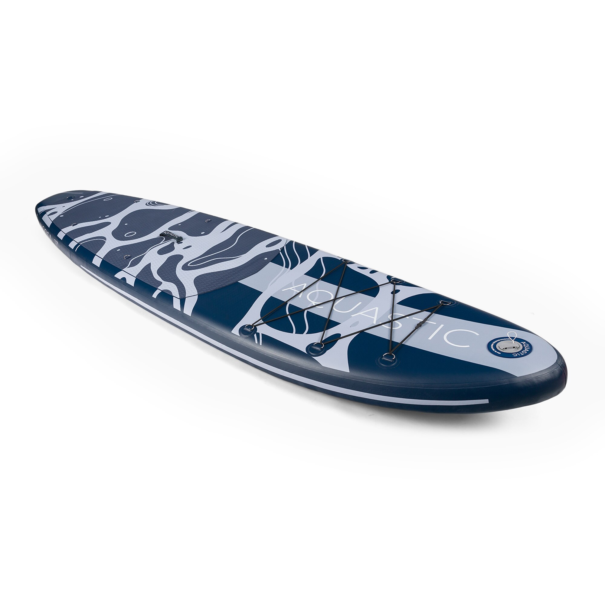 Placa de surf, Aquastic, 335.5 x 86.5 x 15 cm, Albastru - eMAG.ro