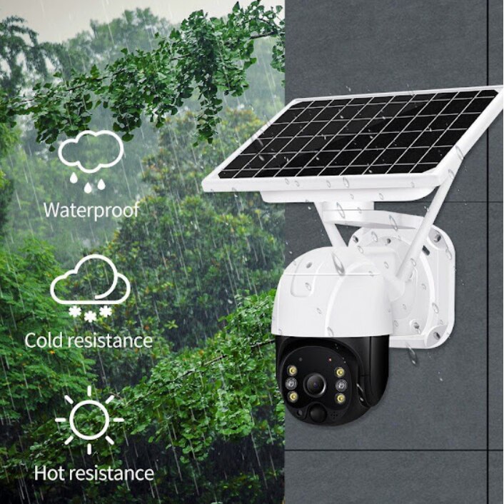 Lampa Solara, Tip Camera Falsa Cu Panou Solar - eMAG.ro