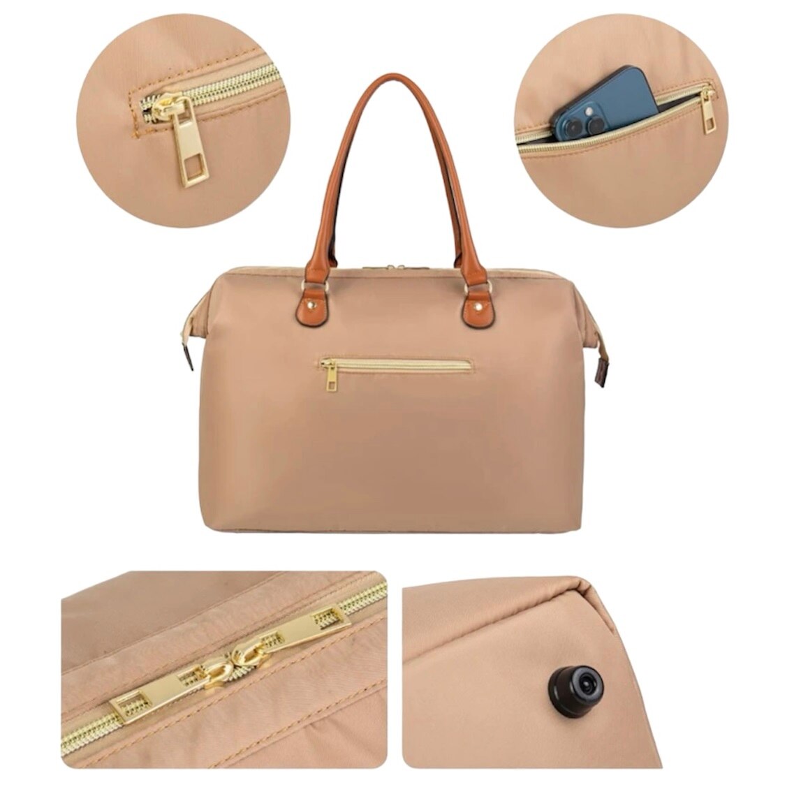 Geanta maternitate "Mommy Bag", compartimentata la interior, salteluta ...