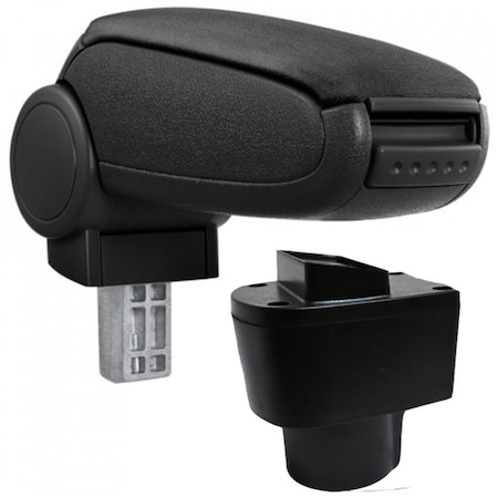 Cotiera auto compatibila DACIA DUSTER 2010-2017, Material textil Negru ...