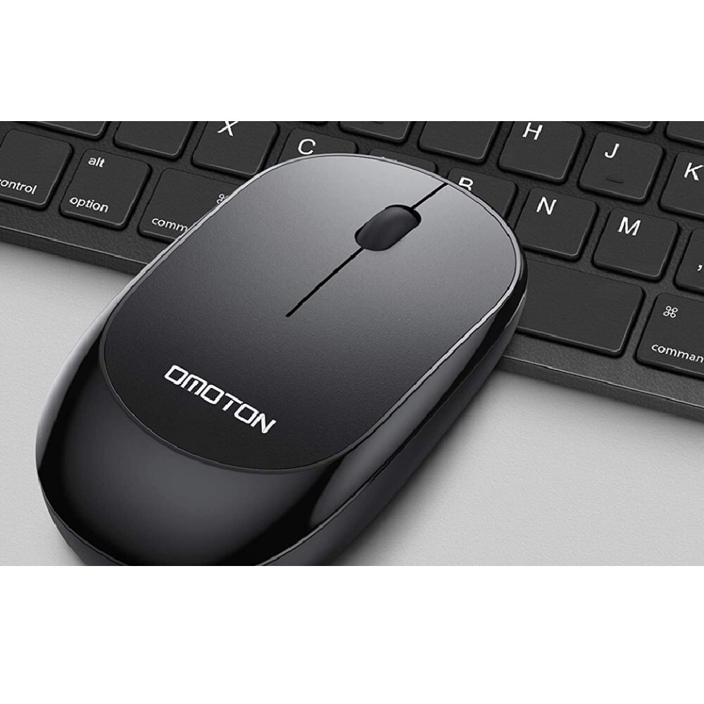 Set tastatura si mouse Omoton KB066 Wireless, Bluetooth, 78 taste ...