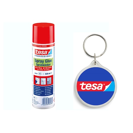 Set Spray Adeziv Extra Strong 500Ml cu Breloc Tesa - eMAG.ro