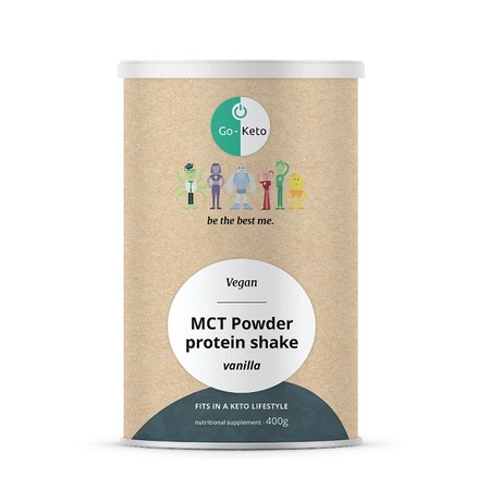 MCT Powder Keto Protein Shake Vanilla 400g. - Go-Keto - eMAG.ro