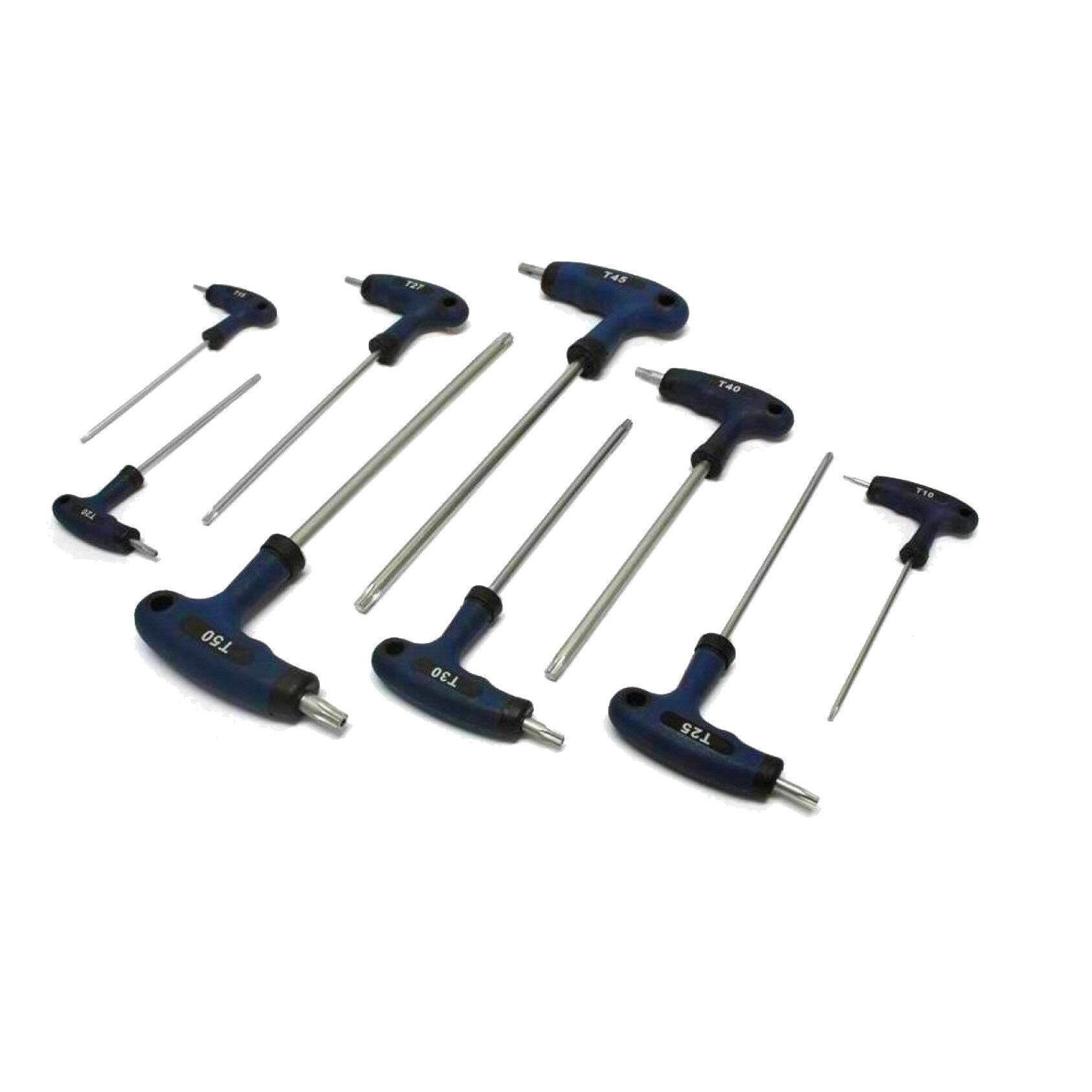 Комплект ключове Torx, T10 - T50, 9 броя, сребристи - eMAG.bg