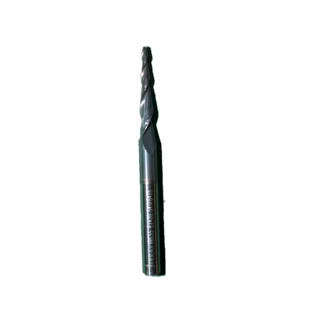 Freza cu coada si cap rotunjit - Ball Nose - Raza Varf 1mm - eMAG.ro