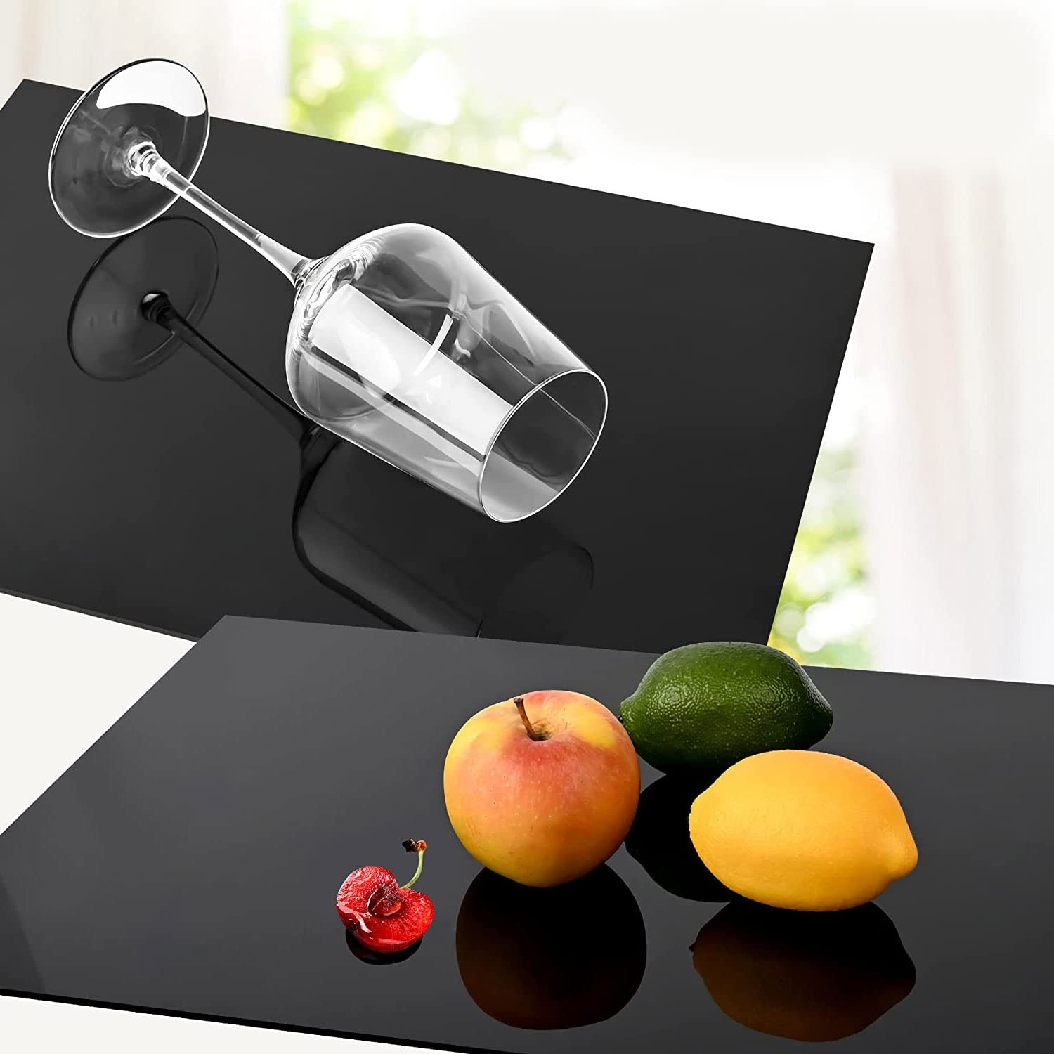 Placa plexiglas 3mm, negru, 25x25 cm, 1 bucata - eMAG.ro