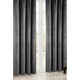 Set 2 bucati draperie SereDesign catifea culoare gri grafit, croita cu ...