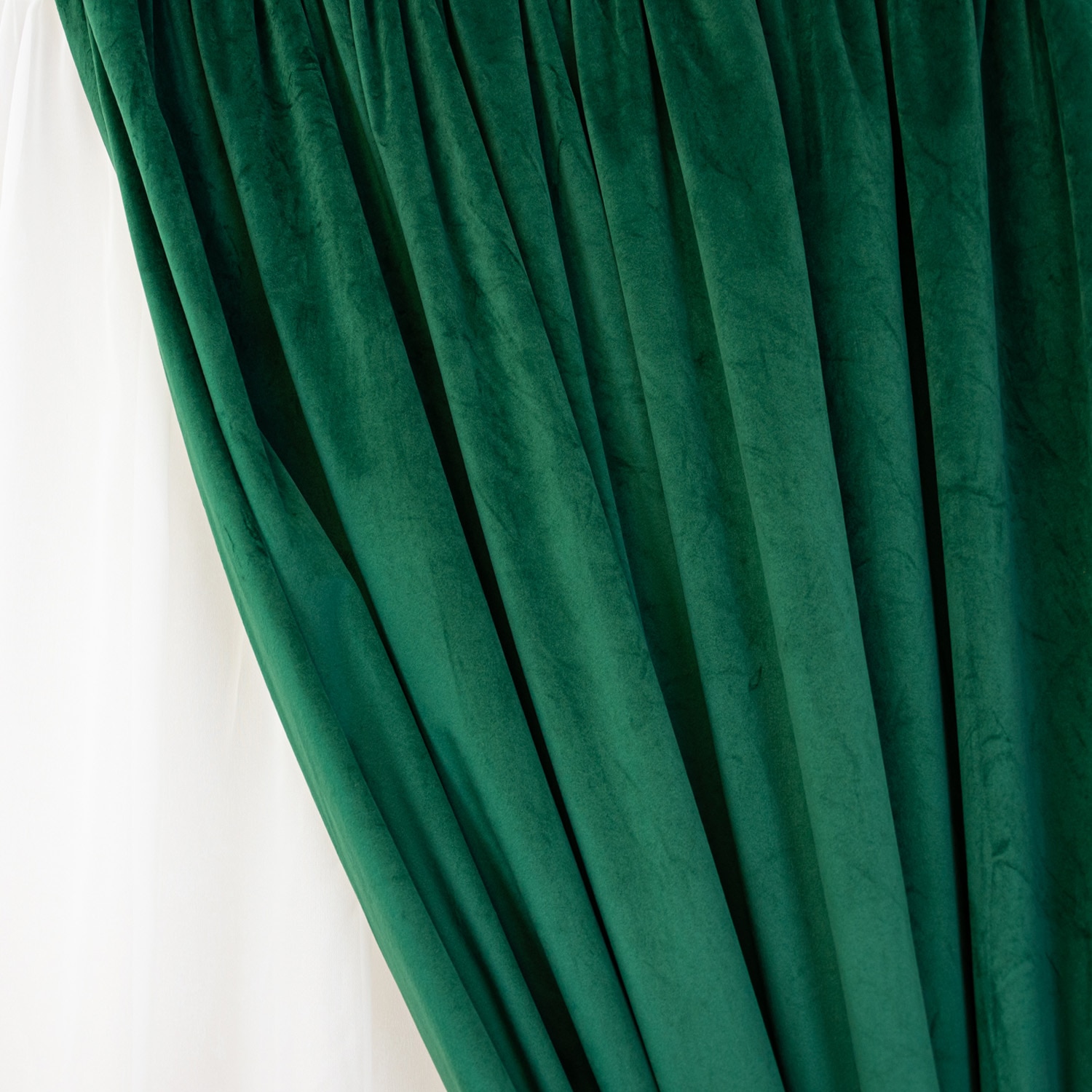 Set 5 piese Hiko, doua draperii scurte 2x140x130cm din catifea Comfy ...