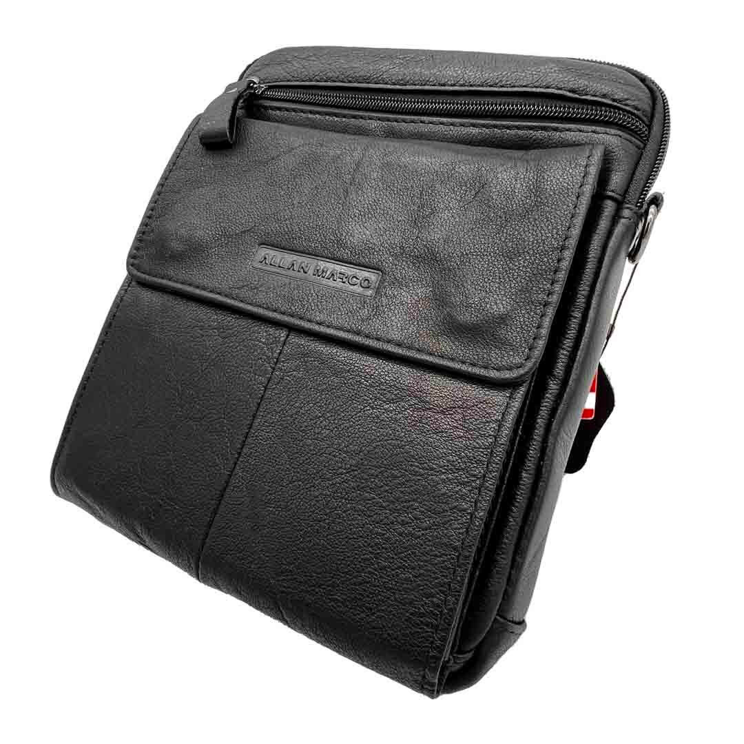 Geanta de Umar Barbati Allan Marco, Piele Naturala, 25x21x7.5 cm - eMAG.ro