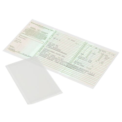 Set 2 Huse pentru documente auto, Kwmobile, Transparent, Plastic, 58226 ...
