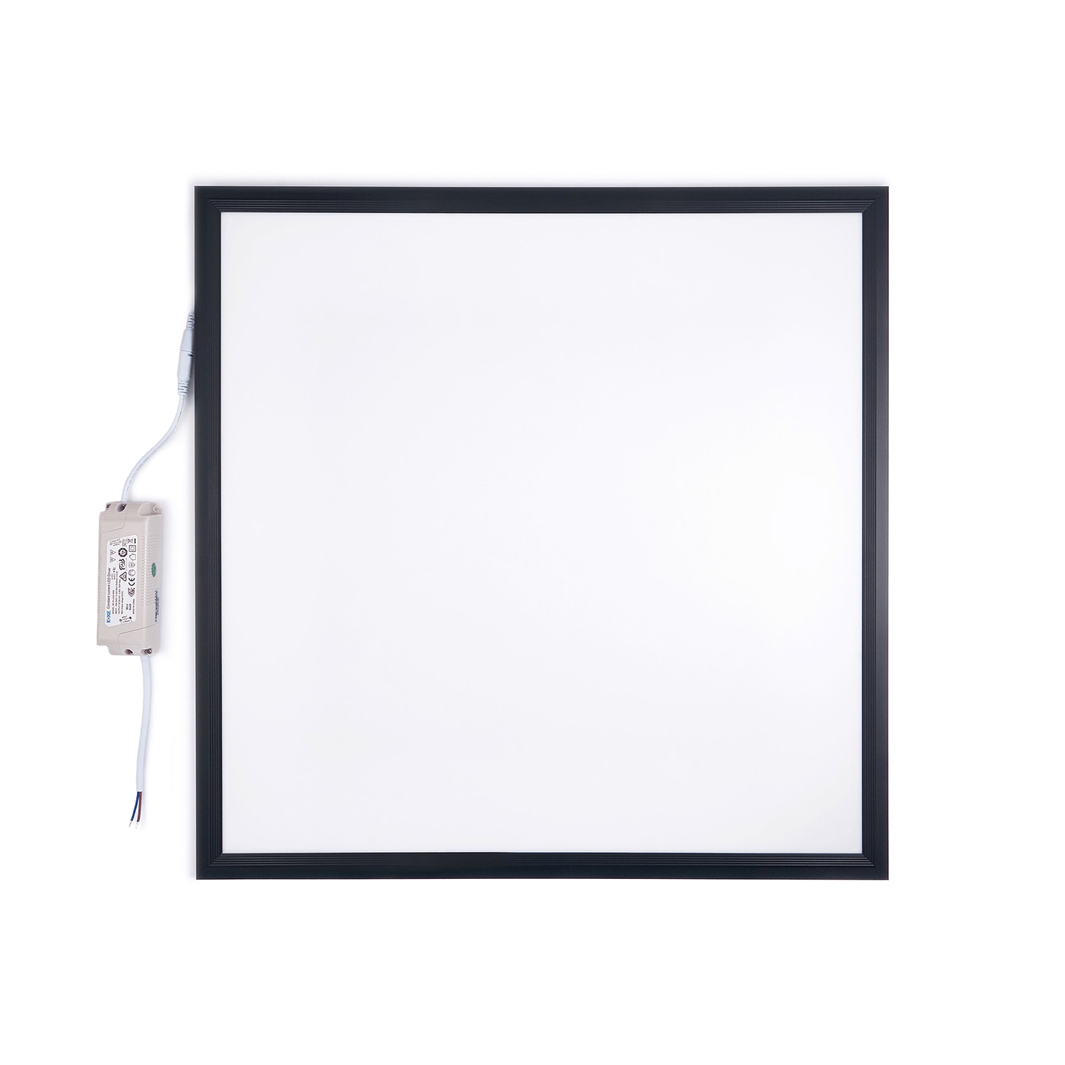 Panou LED incastrabil Koloreno, 59.5x59.5cm, 4500K, 40W, Negru/Alb ...