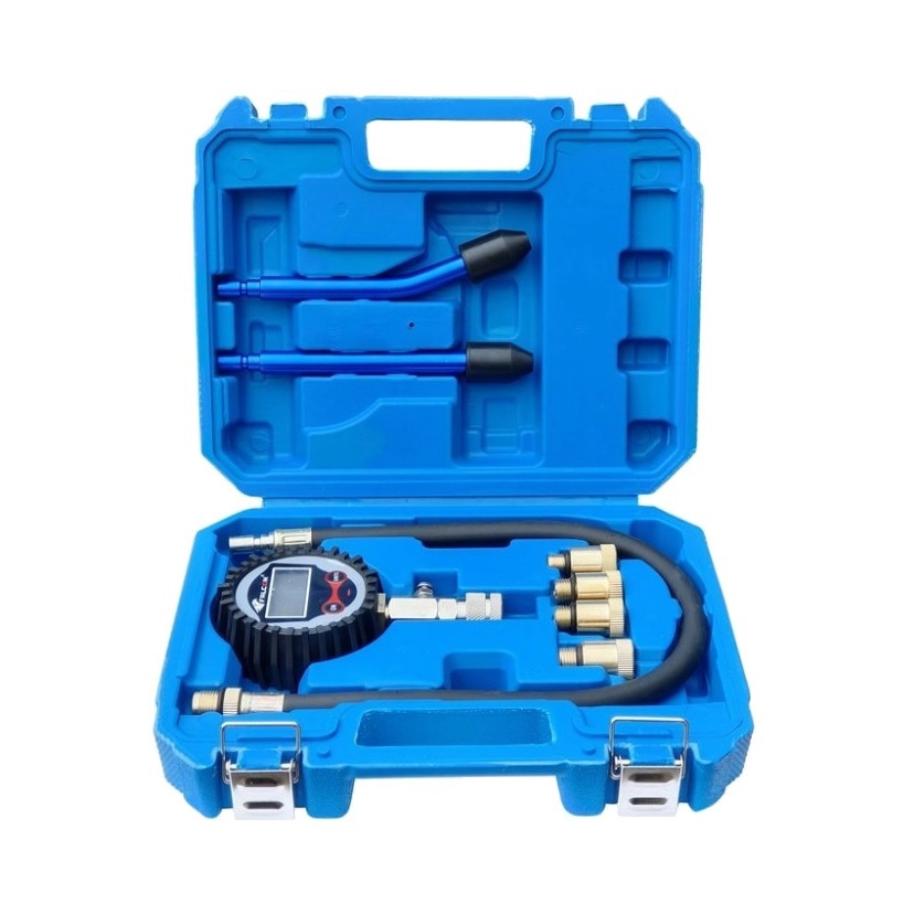 Tester de compresie digital LCD, pentru benzina, Silver - eMAG.ro