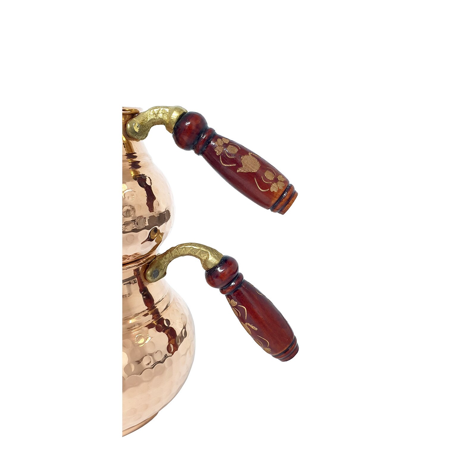 Ceainic turcesc din cupru, doua piese, 550 ml, 850 ml - eMAG.ro