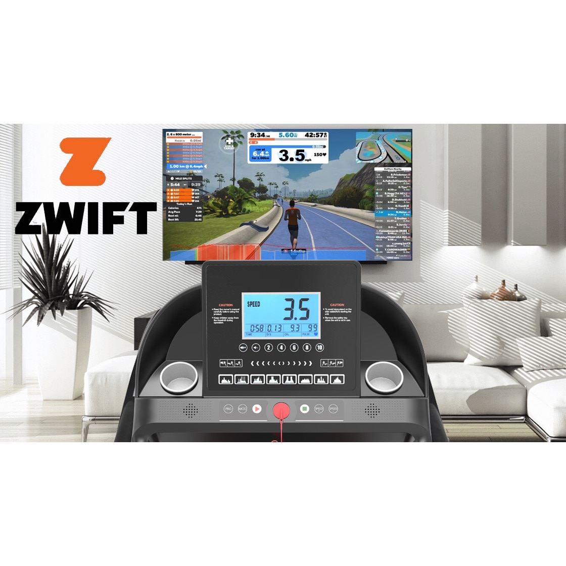 Banda de alergat electrica Bodyfit Z6500, motor de 3.0 CP, viteza maxim ...