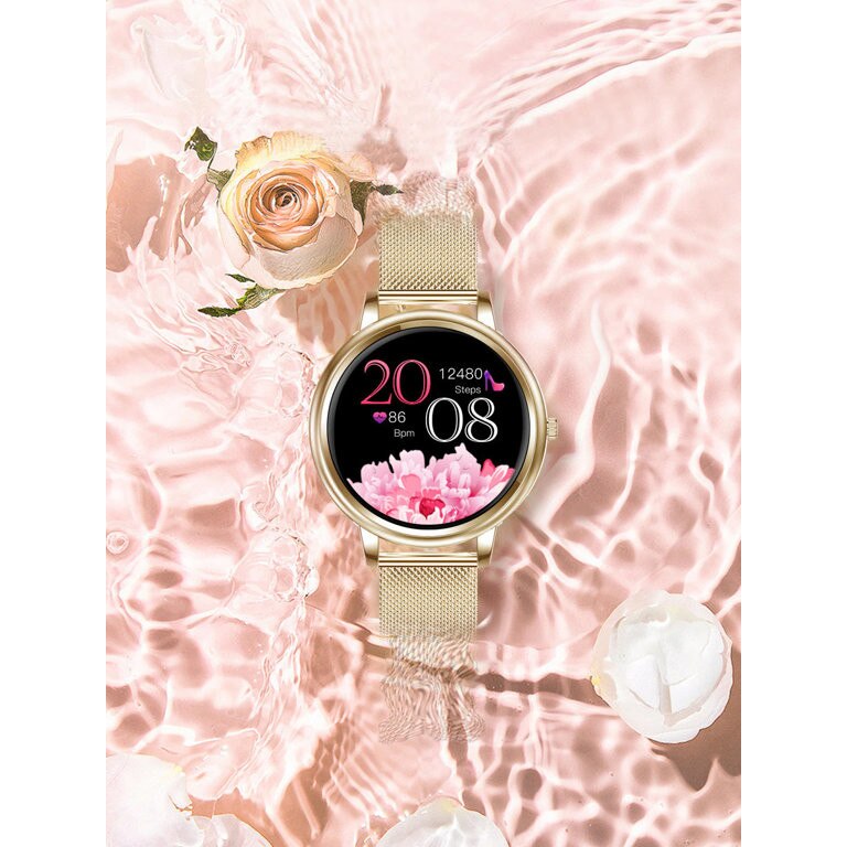 Smartwatch Dama Pacific 28-2, Conexiune Bluetooth, Android 4.4+ sau iOS ...