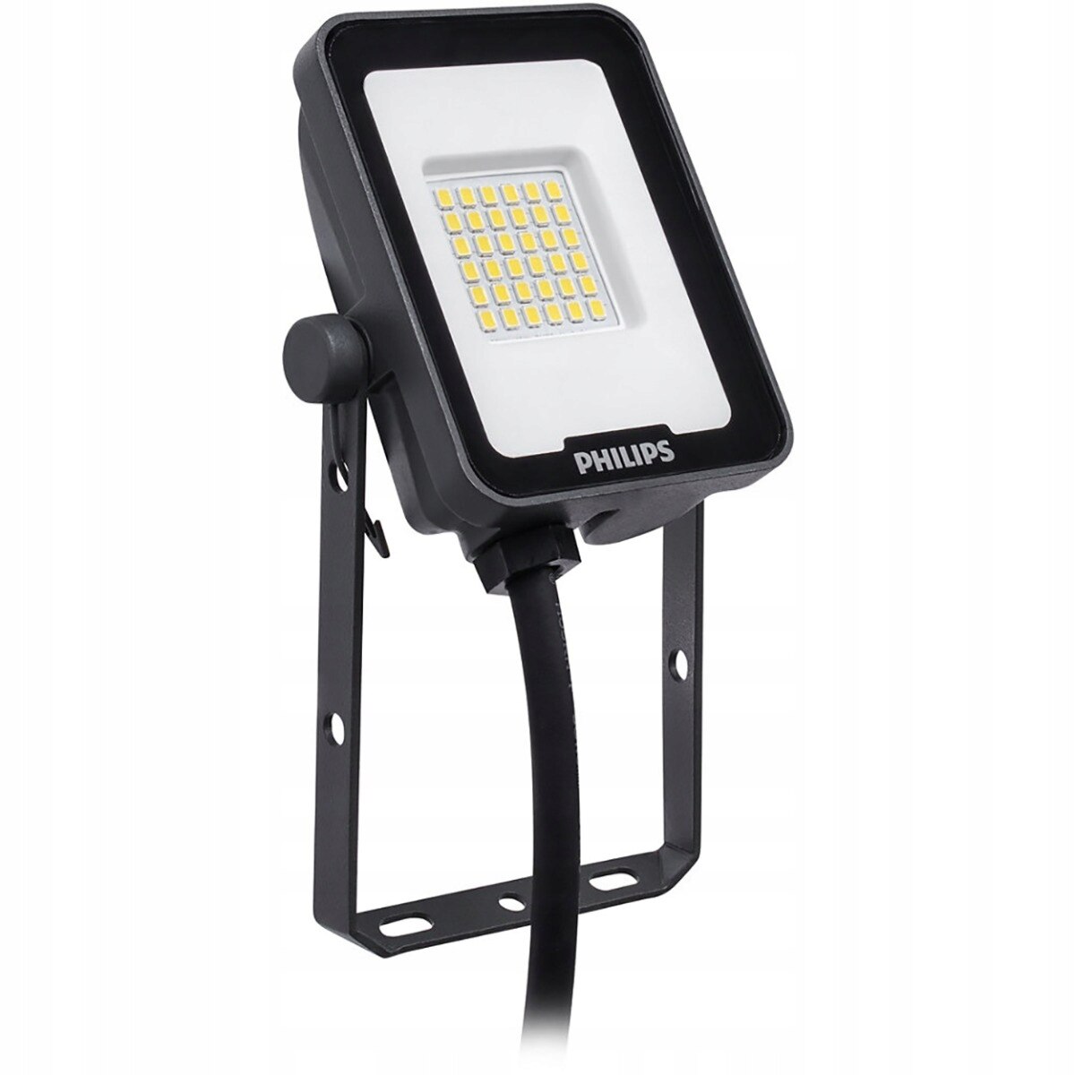 Proiector LED Philips, 10W, 1100lm, 3000K, IP65, Negru - eMAG.ro